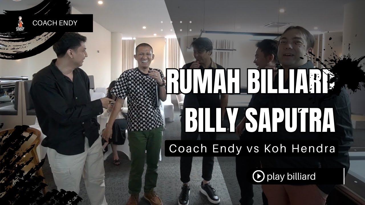 GRAND OPENING RUMAH BILLIARD BILLY SAPUTRA ( PLAY BILLIARD ) - YouTube