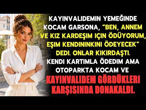 😱 Kocam restoranda hesabı ayırdı: \