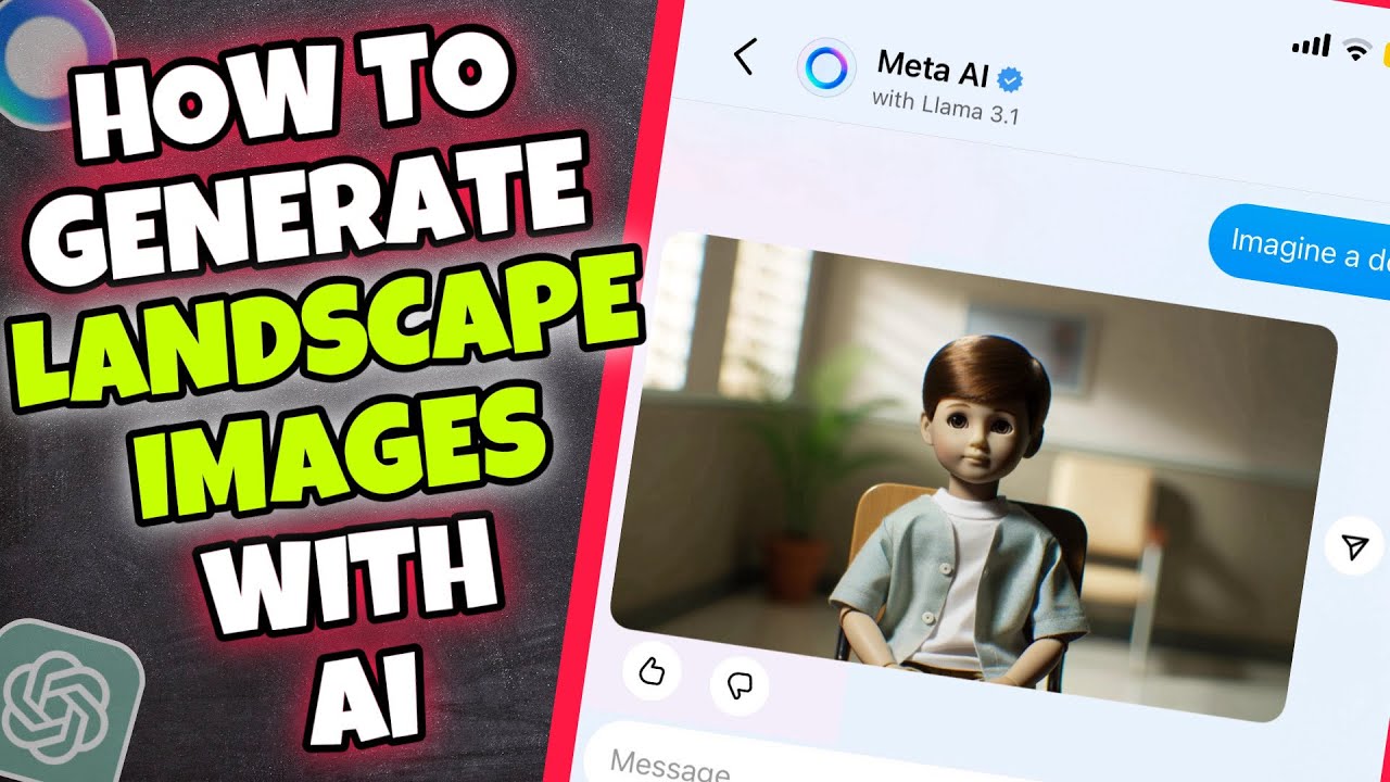 How to Generate HORIZONTAL / LANDSCAPE Images with Meta AI or ChatGPT ...