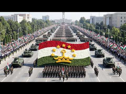 🇹🇯 Tajikistan Independence Day 2026 | 35th Anniversary Grand Military Parade in Dushanbe 💥 (4K)