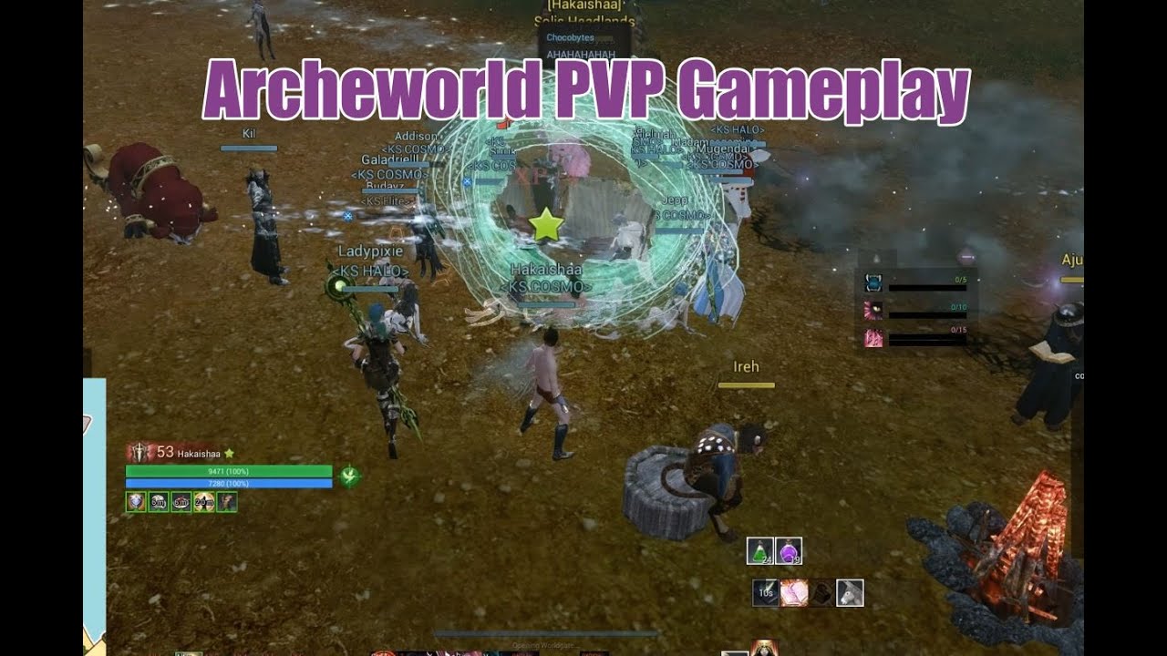 Archeworld PVP "Hakaisha and his 10 pocket healers" - YouTube