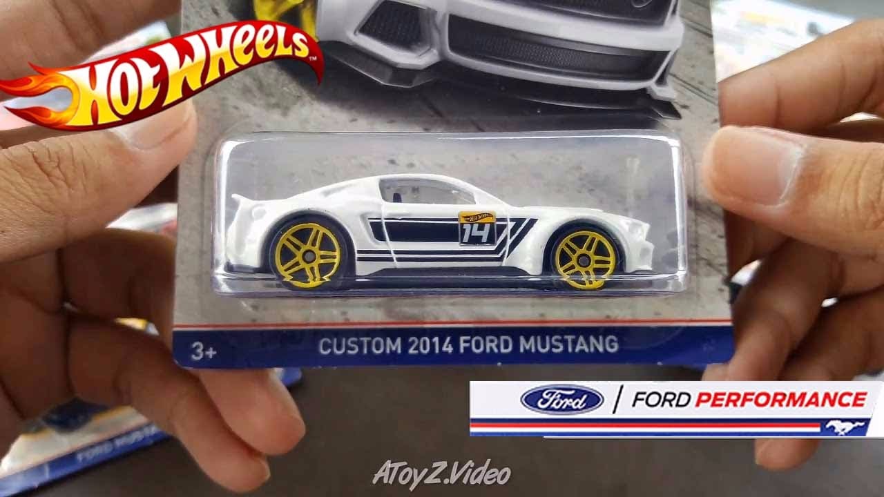 HOT WHEELS FORD PERFORMANCE WHITE CUSTOM 2014 FORD MUSTANG 7/8 - YouTube