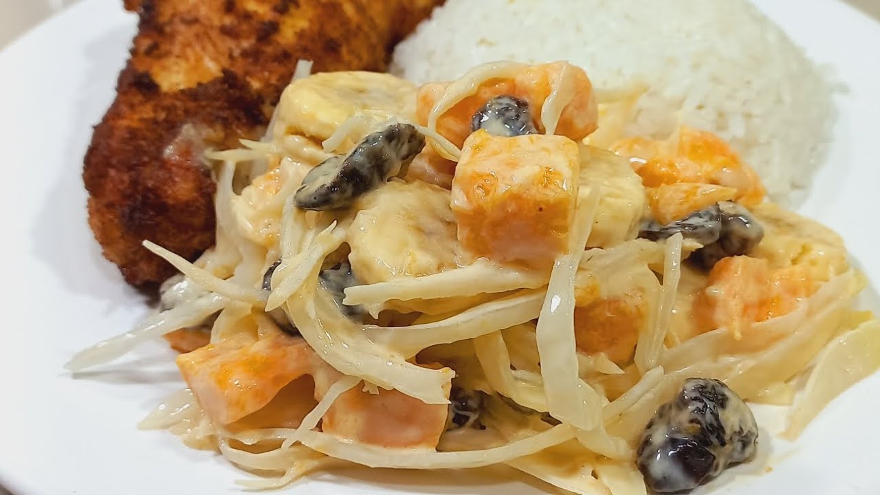 Ensalada dulce de REPOLLO, ¡ES DELICIOSA Y FÁCIL!.. - YouTube