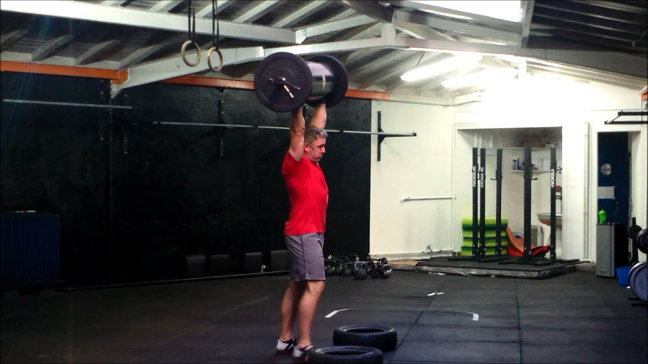 Log push-press 67 kg x 5 9-11-2015 - YouTube