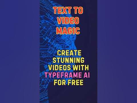 Create STUNNING Videos with Typeframe AI (no filming needed) - YouTube