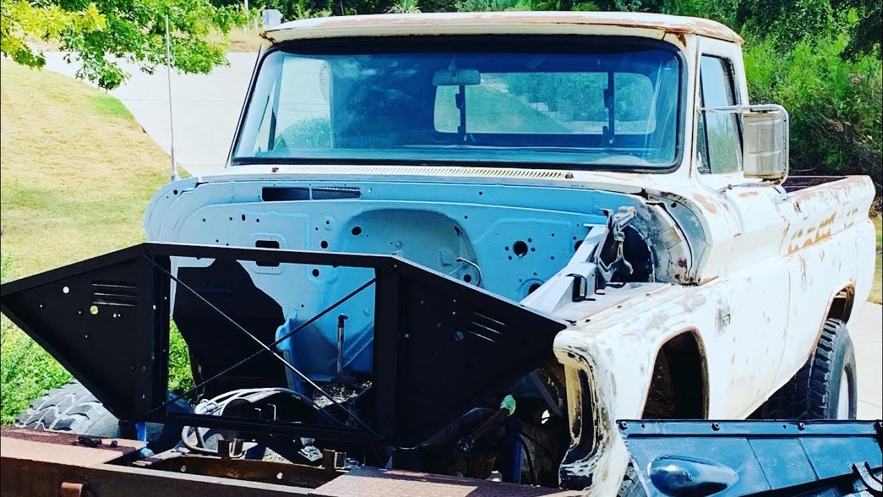 Filling holes in sheet metal dash and overview of next steps on the ...