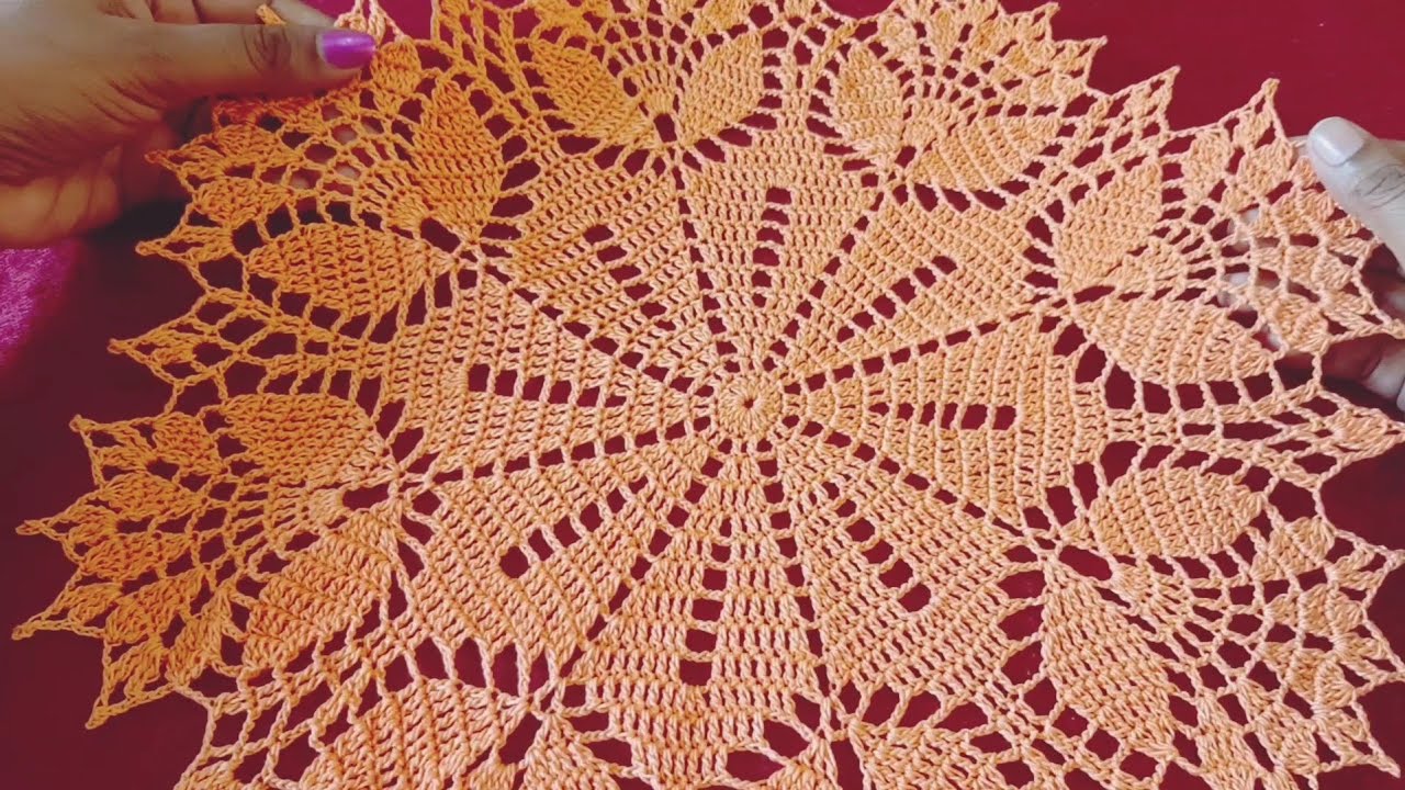 কু‌শিকাটার টিউলিপ ডয়‌লি টিউটো‌রিয়াল। Crochet tulip doily tutorial ...