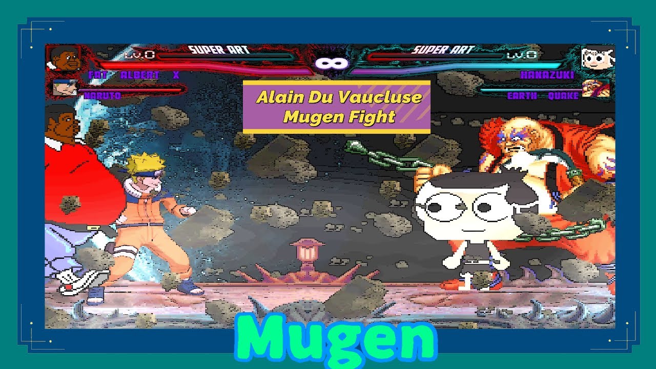 Mugen : Fat Albert X & Naruto Kun Vs Hanazuki & Earthquake (Request ...
