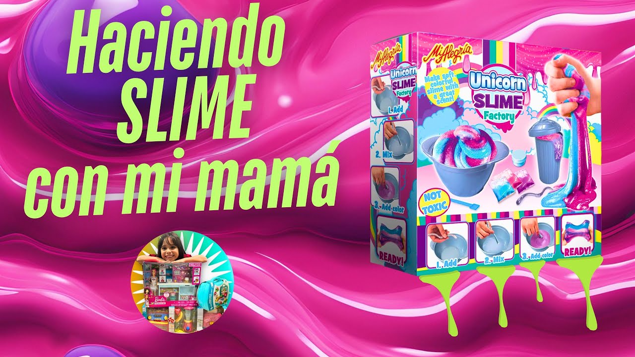HACIENDO SLIME CON MI MAMÁ 💖 - YouTube