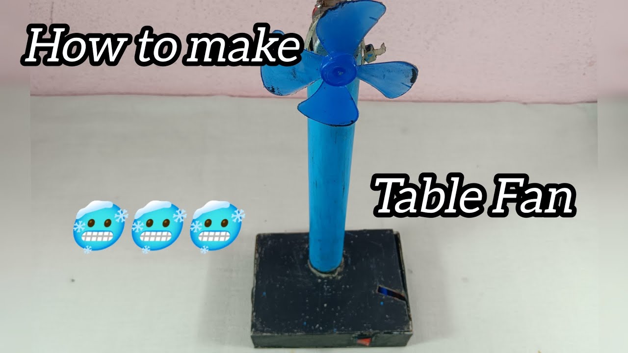 How to make a table Awesome air table fan at home🥶 - YouTube
