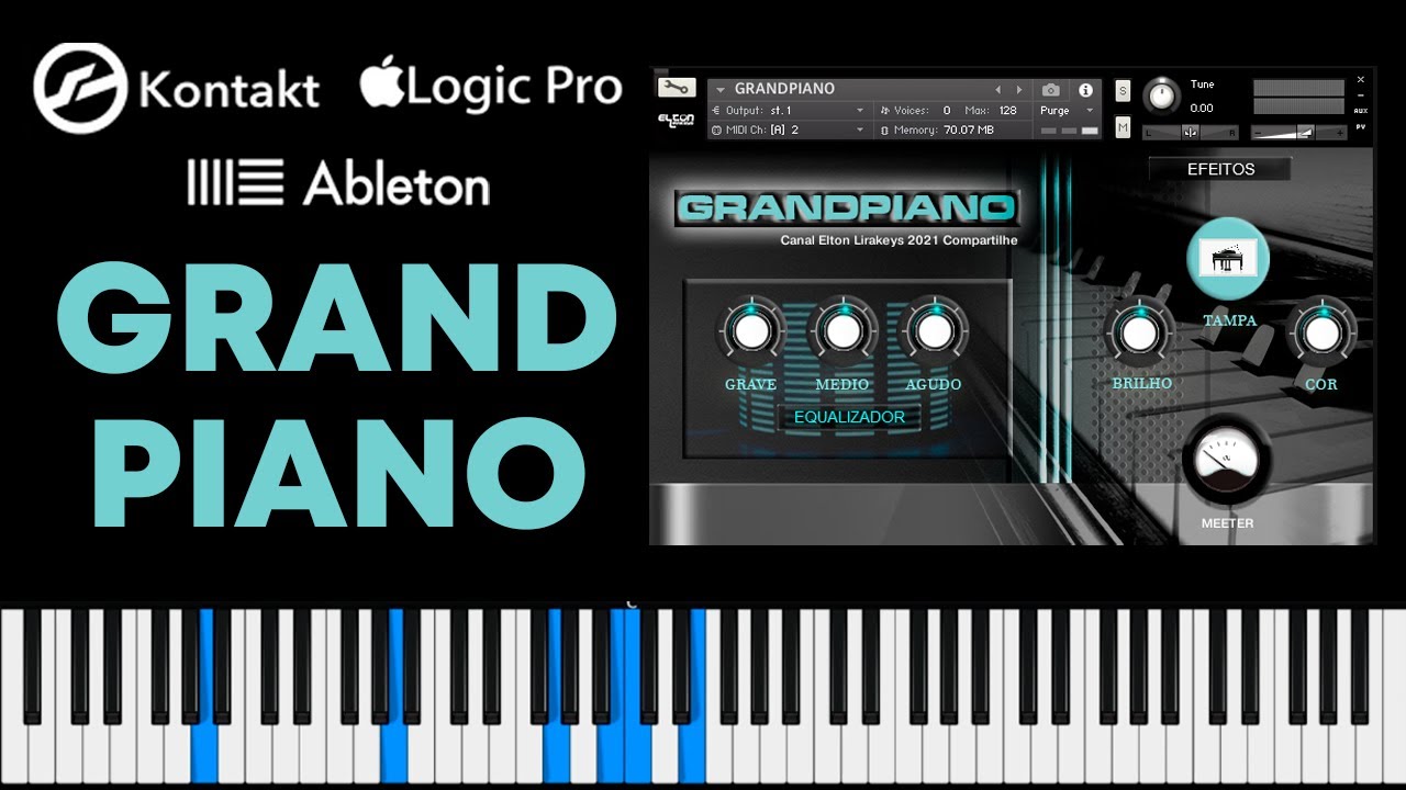 GRAND PIANO para KONTAKT| Librería GRATIS | DESCÁRGALO EN LA ...