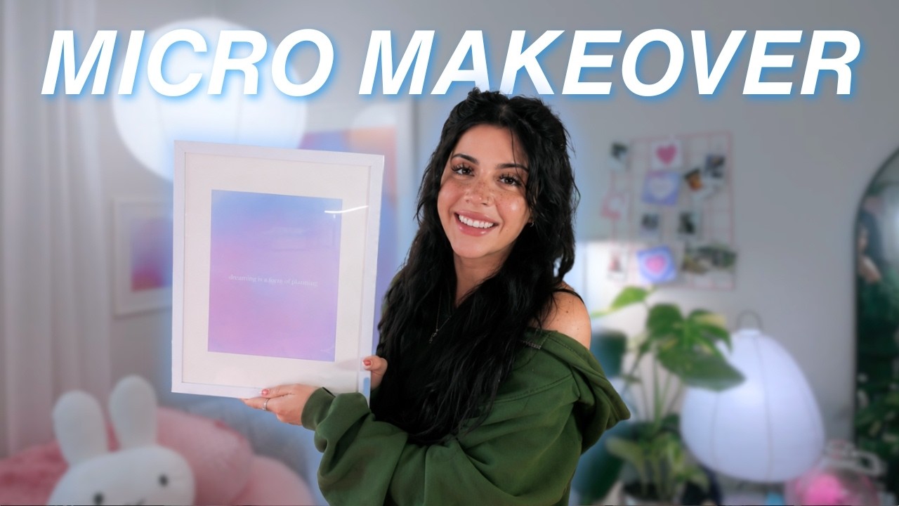 MINI ROOM MAKEOVER ⋆˙ | new aesthetic room decor, pinterest inspired ...