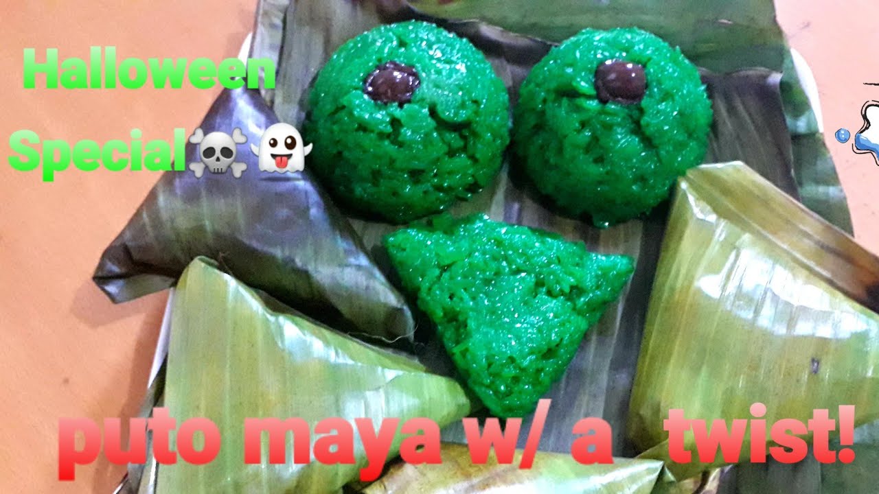 Puto maya Recipe with a twist/Halloween special! @Jaxnanztv - YouTube