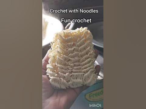 Noodles crochet, Fun crochet, Easy to make, - YouTube