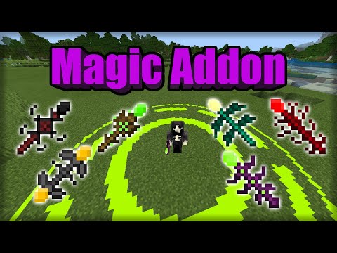 Magic Addon V2 Bedrock Edition (MCPE) Minecraft - YouTube