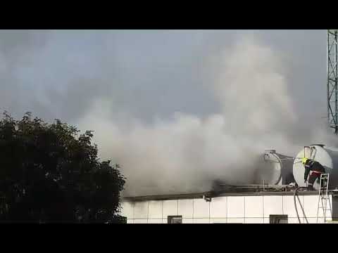 Binəqədidə güclü yanğın