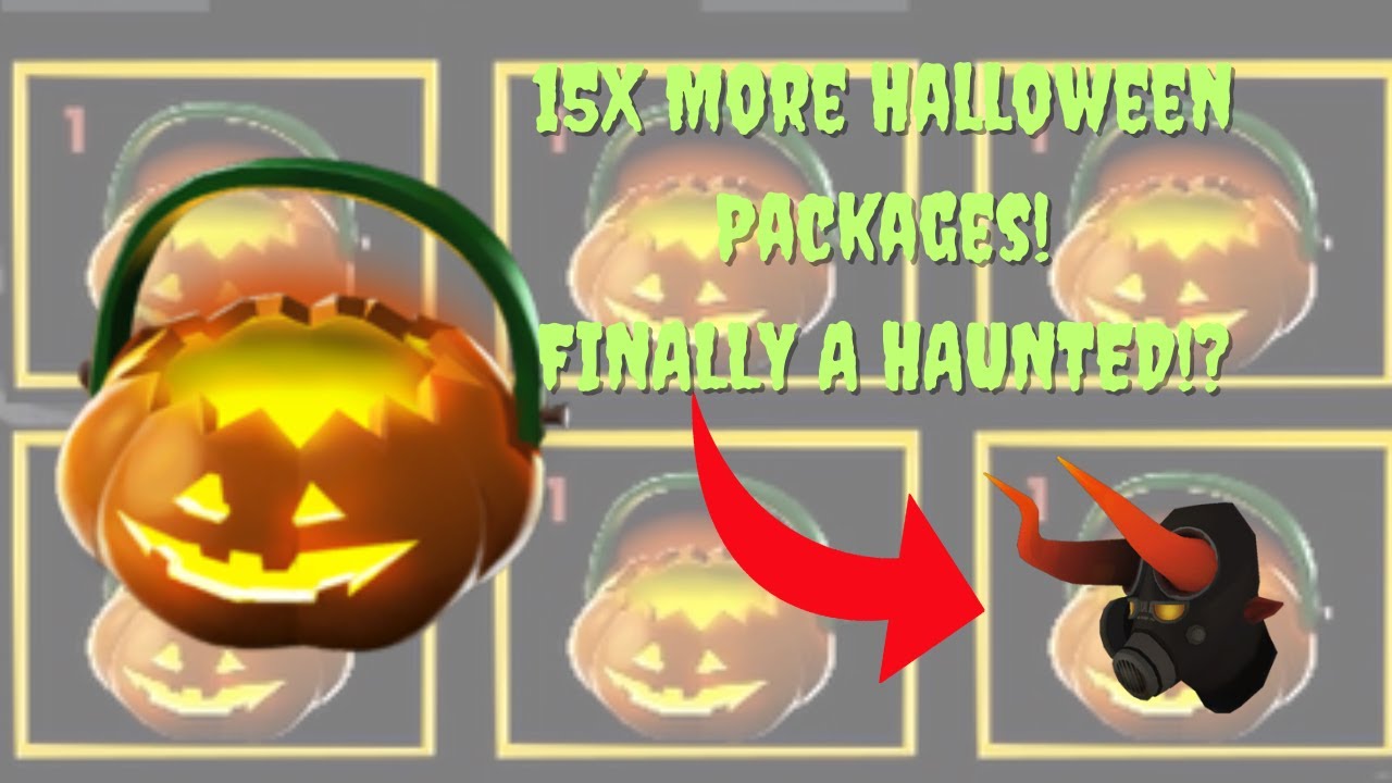 FINALLY HAUNTED ITEMS! 15x Halloween package opening [TF2] - YouTube