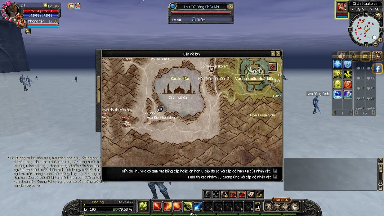 [Silkroad RADMIN] TỔNG HỢP VỊ TRÍ BOSS 60 (BĂNG CHÚA NHI) MAP HÒA ĐIỀN ...