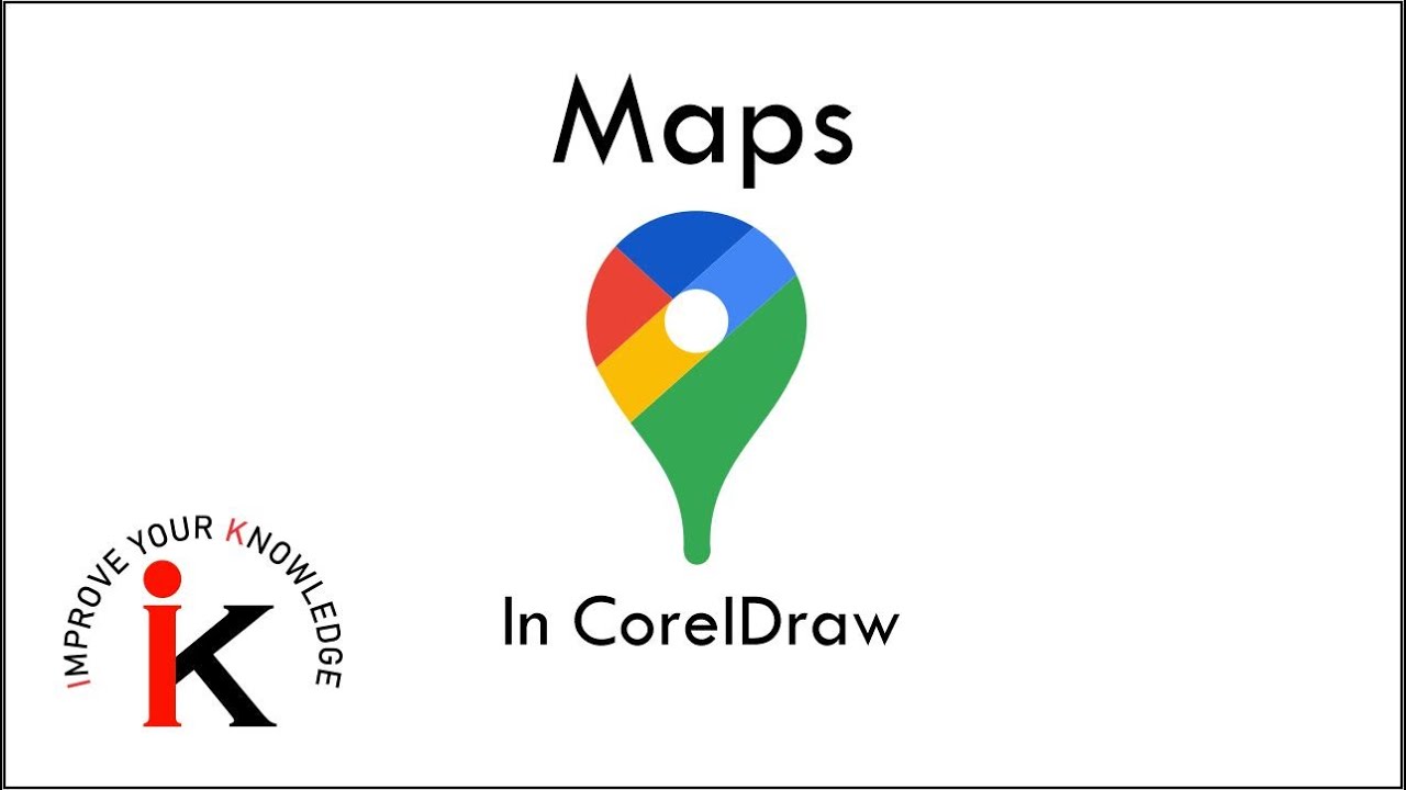 "CorelDRAW Tutorial: Creating an Google Map Logo" #coreldrawtutorial # ...