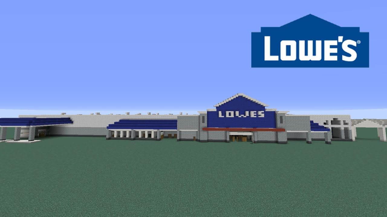 How to build Lowe's in Minecraft - YouTube