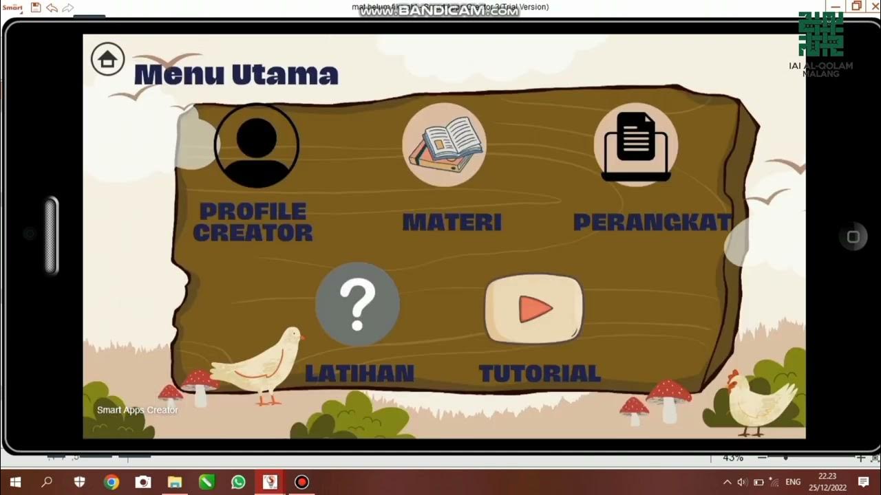 TUTORIAL MEMBUAT MEDIA PEMBELAJARAN BERBASIS ANDROID MENGGUNAKAN SMART APPS CREATOR (LANGSUNG ...