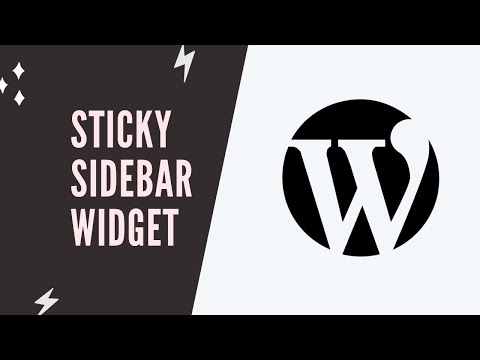 Make A Sticky Sidebar Widget In WordPress Without A Plugin