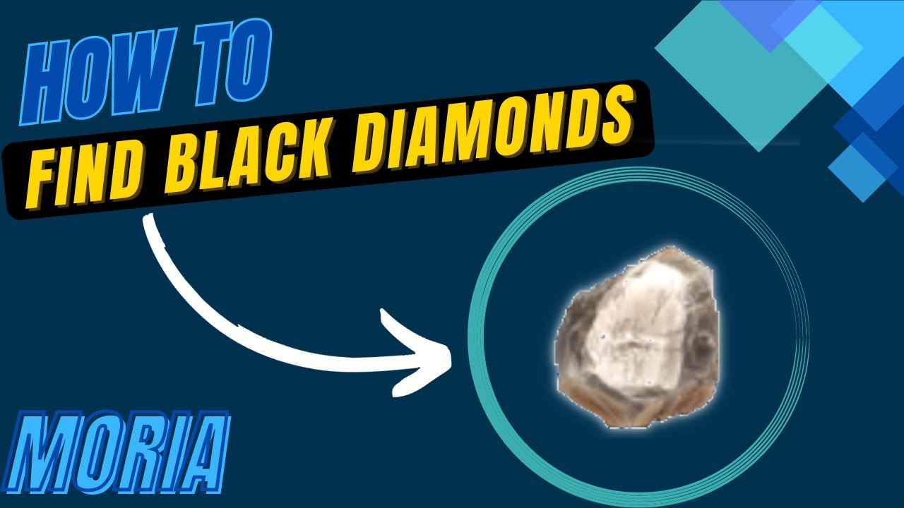 Finding Black Diamonds 101 #returntomoria - YouTube