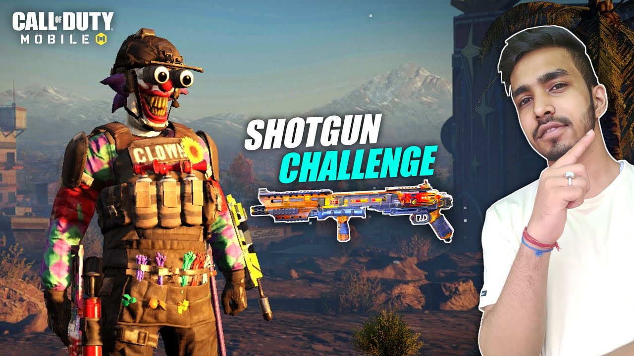 ONLY SHOTGUN CHALLENGE | SOLO VS SQUAD | COD MOBILE - YouTube