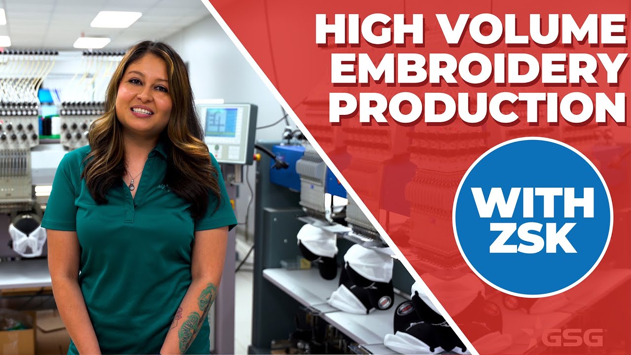 High Production Embroidery Made Easy With ZSk | FT. Hightech Grafix ...