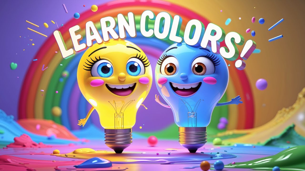 Learn Colors with Lumi & Blue | Fun Color Compilation for Kids - YouTube