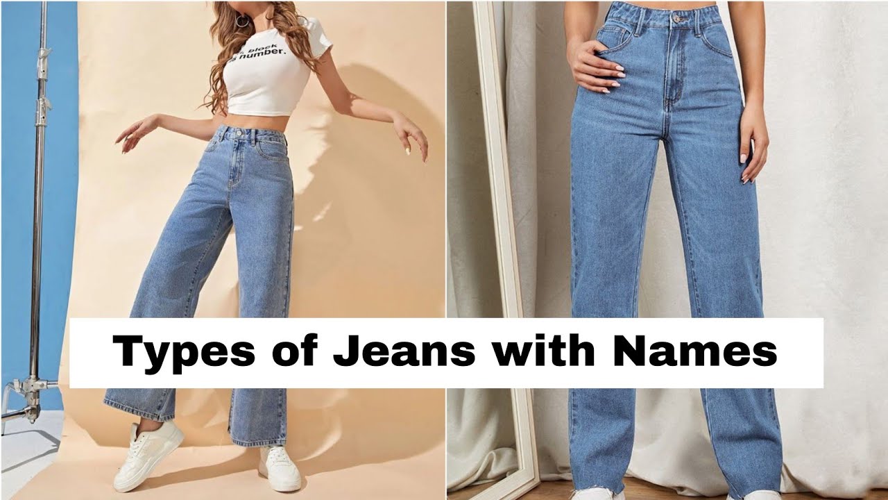 Types Of Jeans For Girls With Name | Jeans For Women - Glam Feed - YouTube