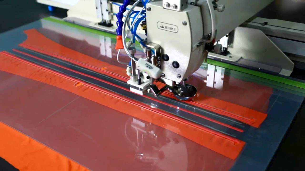 JOOKE Sewing Machine for Zipper Sewing of Waterproof Jacket - YouTube