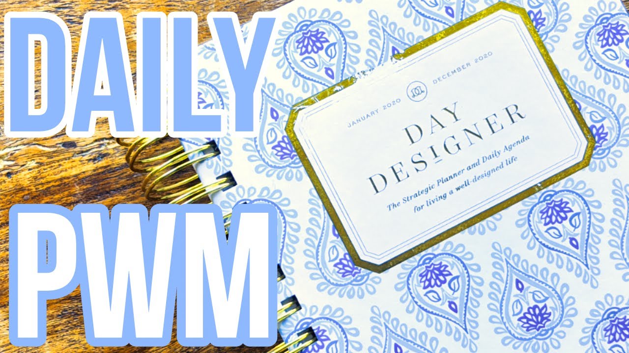 How to Use a Daily Planner as a SAHM: Daily Planning Routine - YouTube
