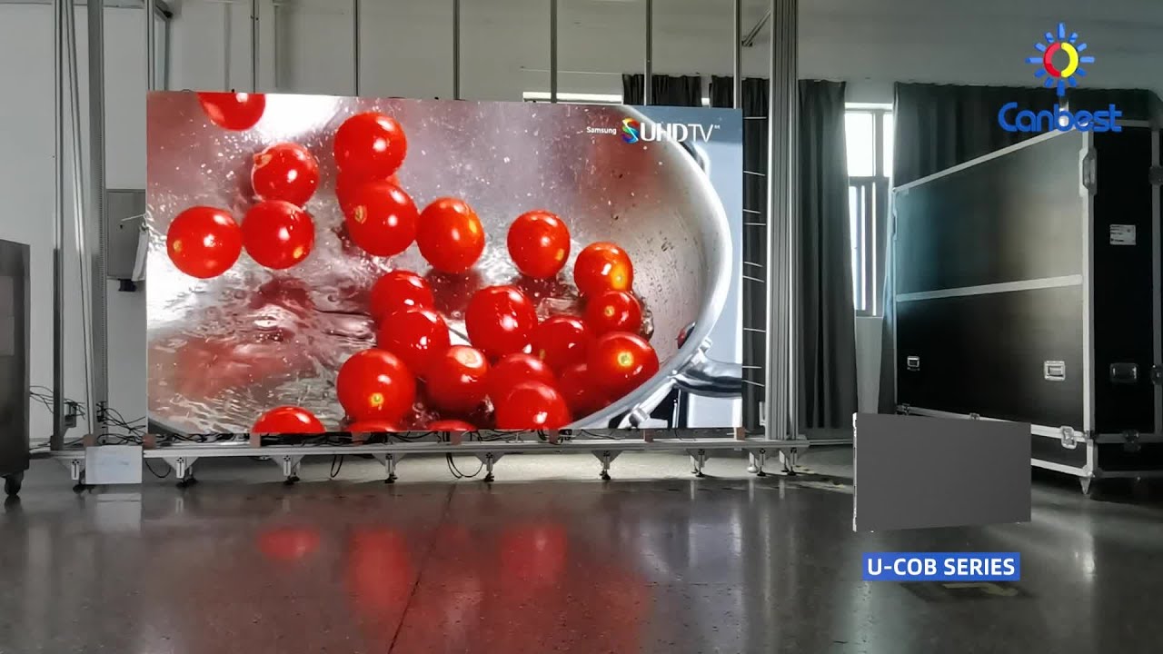 U COB Series P1.5 Indoor Flip-chip COB LED Video Wall Aging Test - YouTube