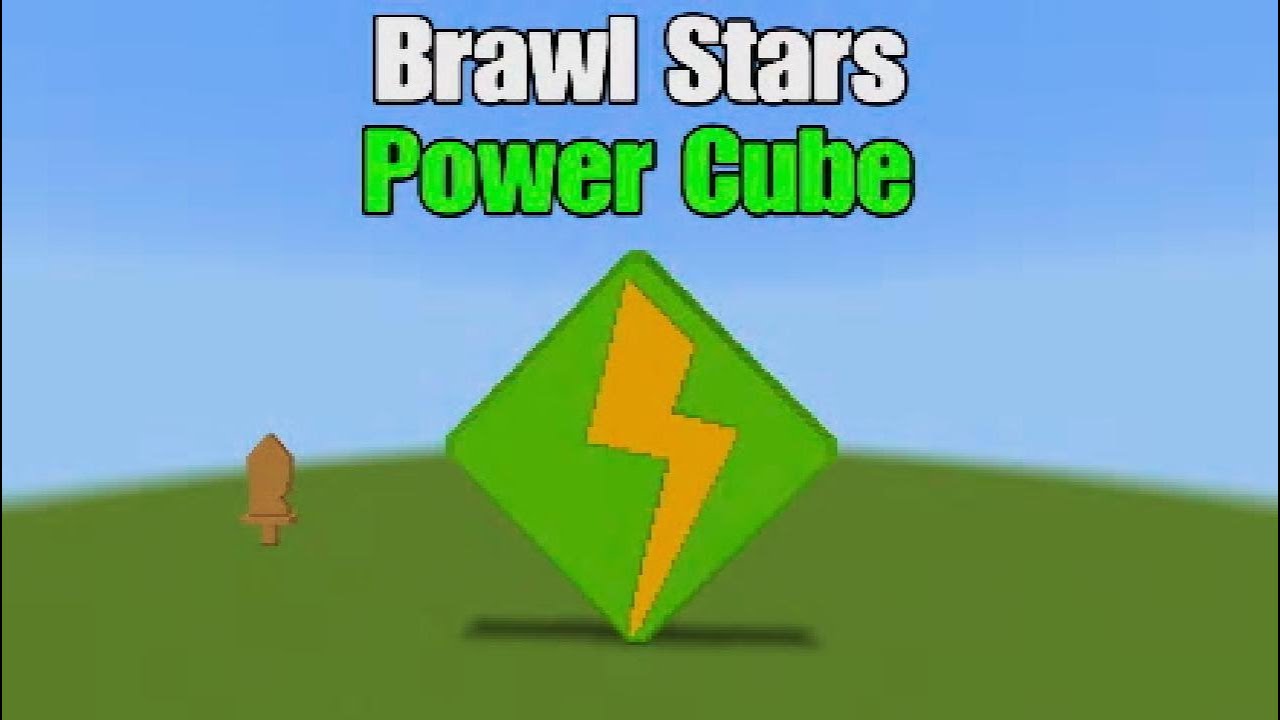 I created the Power Cube from Brawl Stars in Minecraft - YouTube