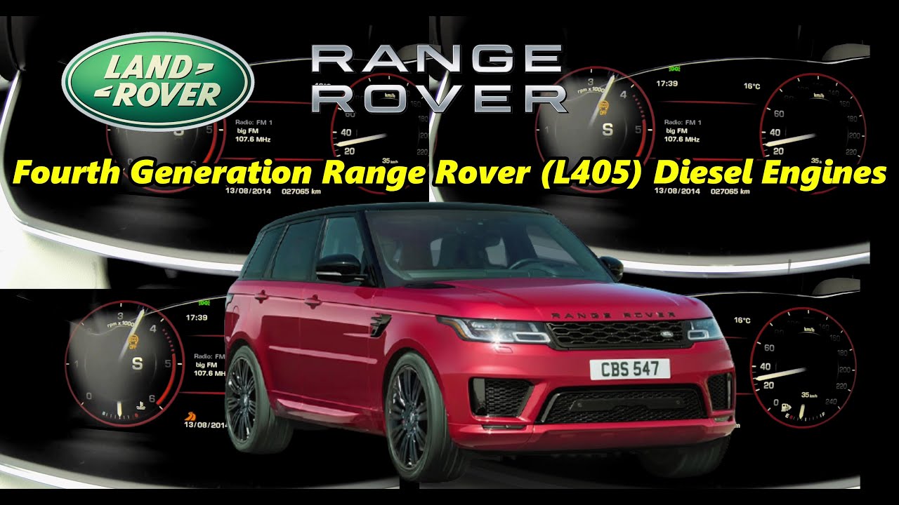 Fourth Generation Range Rover L405 Diesel Engines Acceleration battle ...