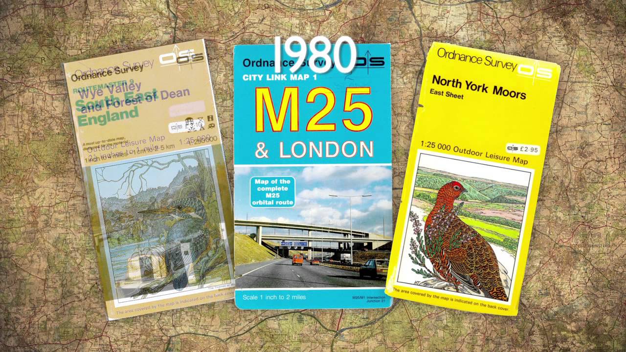 The history of Ordnance Survey map covers - YouTube