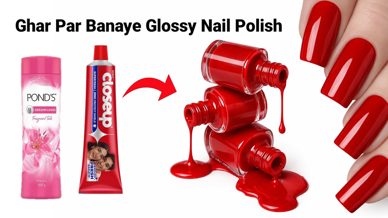 How to make Nail Polish at home /DIY homemade Nail polish Nail polish ...