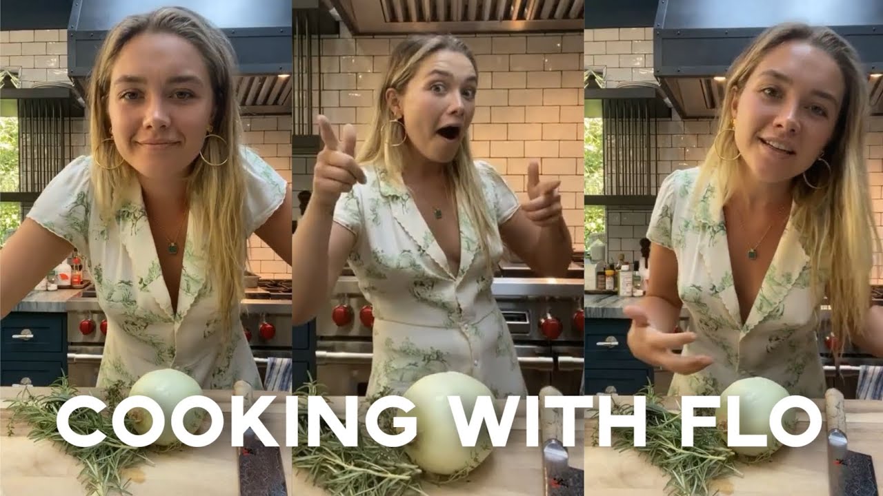 Florence Pugh | Cooking With Flo (sunday roast) - YouTube