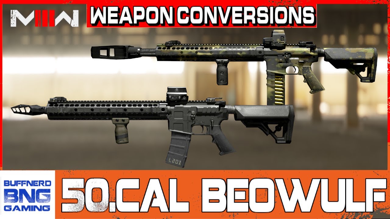 .50cal BEOWULF - Weapon Conversion - Call Of Duty Modern Warfare III ...