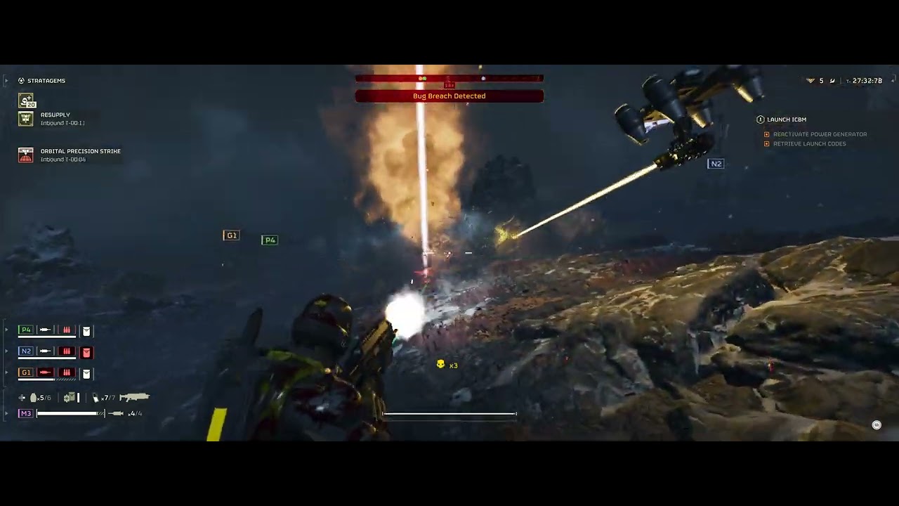 HELLDIVERS 2 2024 04 07 -Hard - Launch ICBM - YouTube