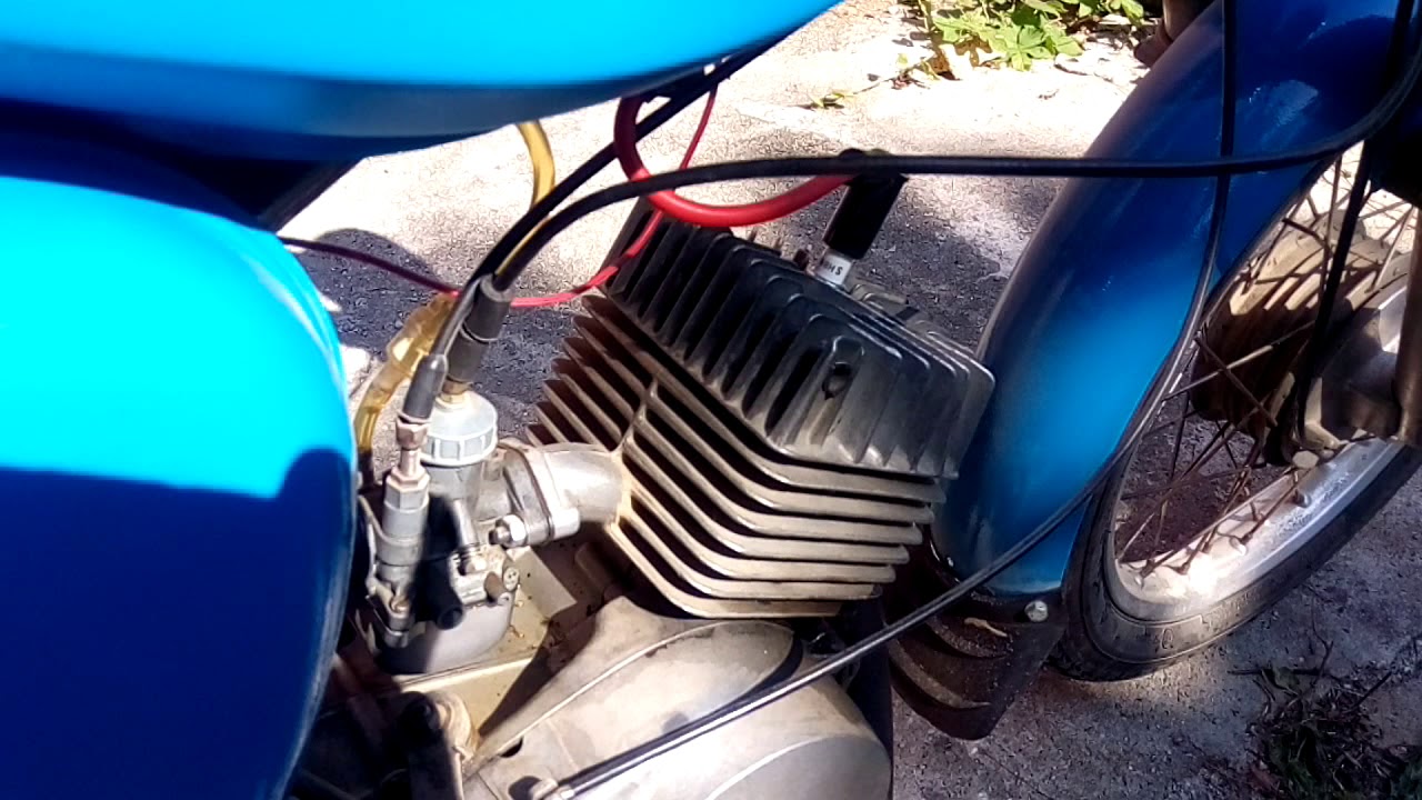 Simson S50B rendellenes motorzaj - YouTube
