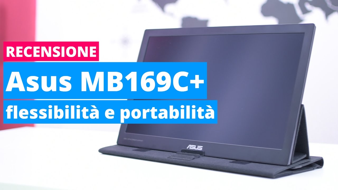 Asus MB169C+, flessibilità e produttività al top anche in mobilità ...