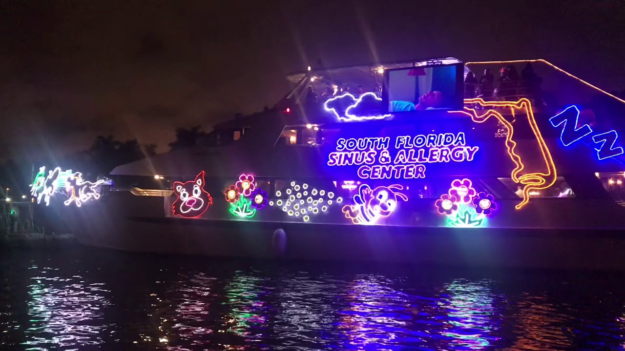 2018 Fort Lauderdale Winterfest Boat Parade - YouTube
