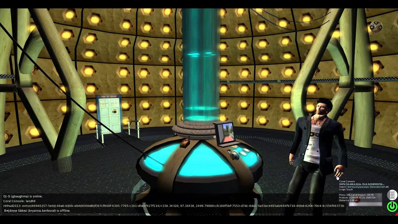 Second Life new TARDIS scripts update - YouTube