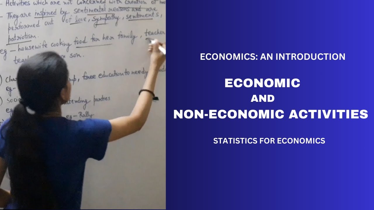 Economic and Non-Economic activity | Consumption, Production ...