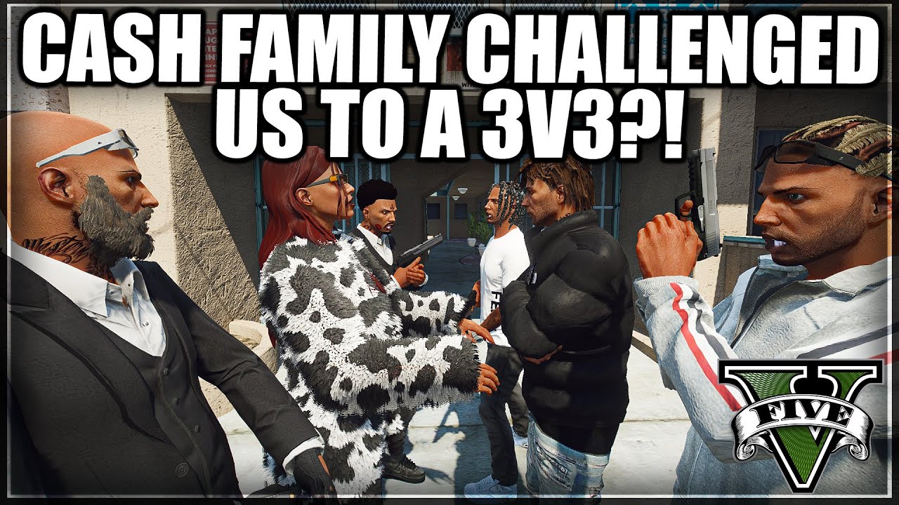 Cash Family Challenged Us To a 3v3?! | GTA RP | Grizzley World ...