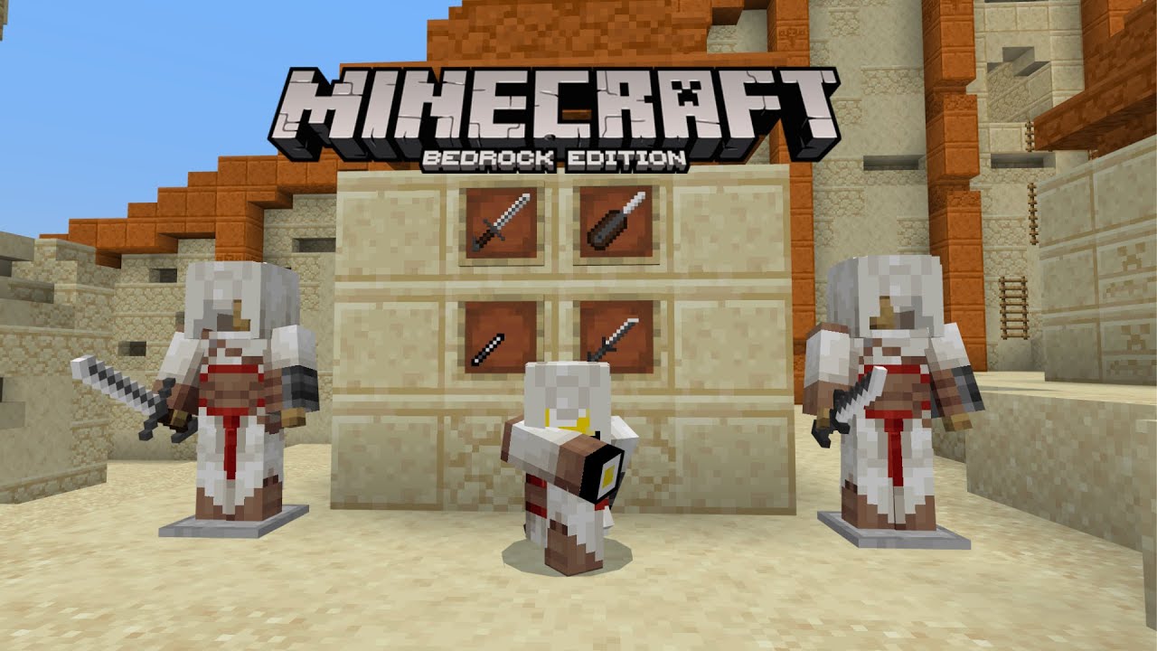 Assassin's Creed Addon with parkour [Minecraft BE/PE] Addon - YouTube