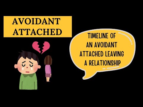 Timeline Of An Avoidant Attached Leaving Relationship - YouTube