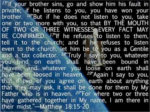 Matthew 18:15-20 - YouTube